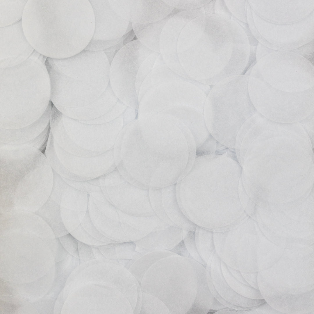 White biodegradable wedding confetti – Flutter, Darlings! Confetti