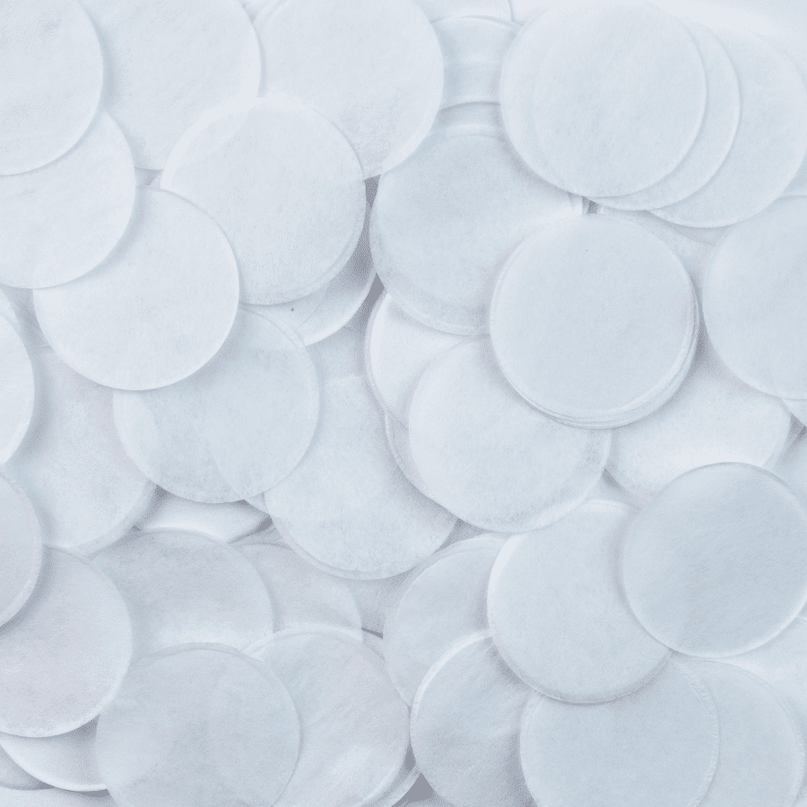 White biodegradable wedding confetti – Flutter, Darlings! Confetti